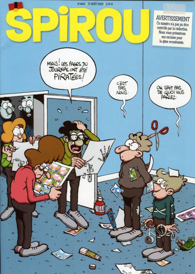 Les Spirou de l’été 4397 à 4402 Du 20 juillet au 24 août 2022